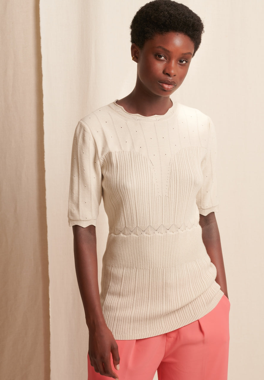 Camille Top | Creme | Jane Lushka